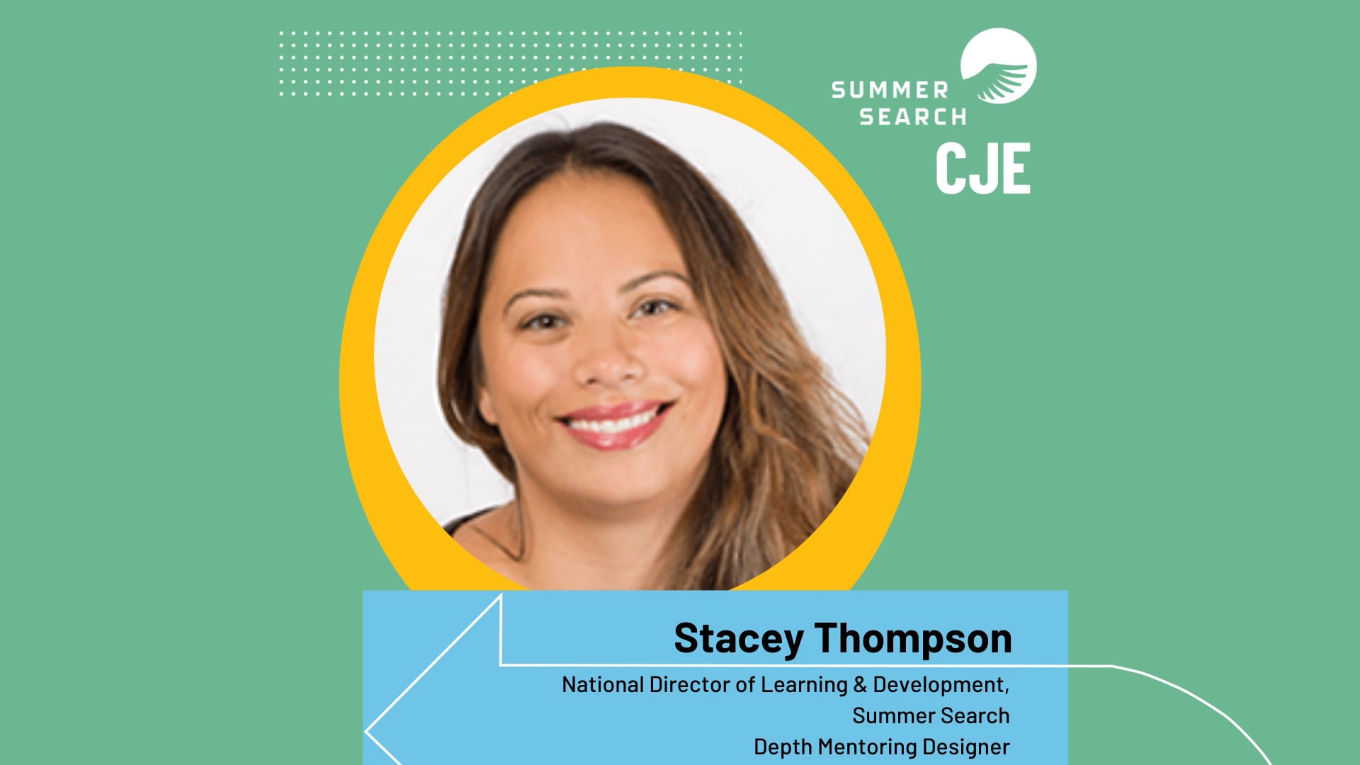 Stress and Safe Spaces: Stacey Thompson | Summer Search CJE on Vimeo