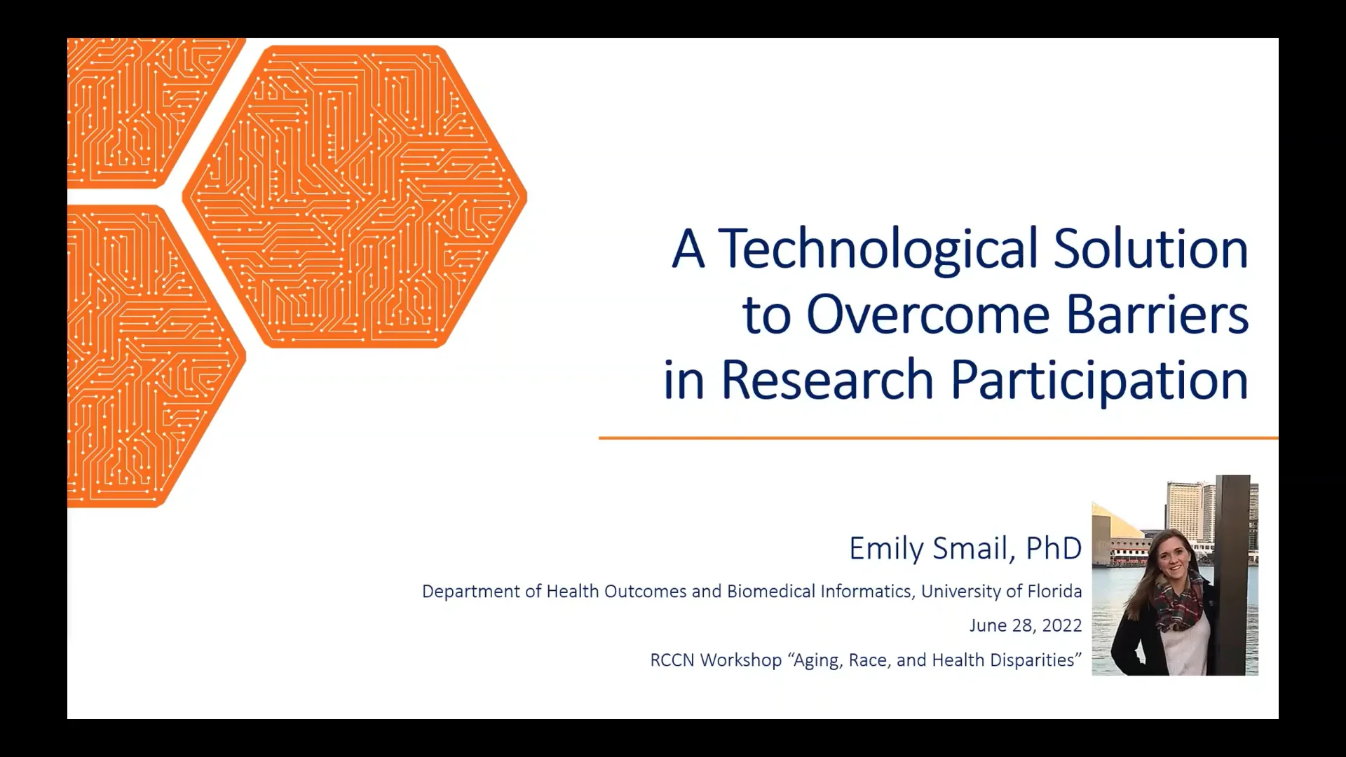 Aging, Race, and Health Disparities: A Technological Solution to ...