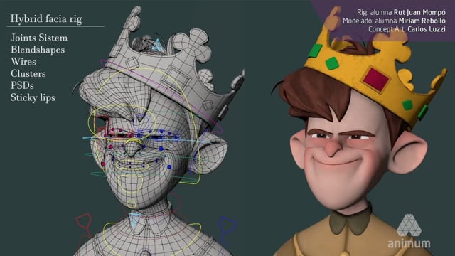 Rigging 3D - Reel con Autodesk Maya - Animum in 3D Animation Reels - Animum Creativity Advanced ...