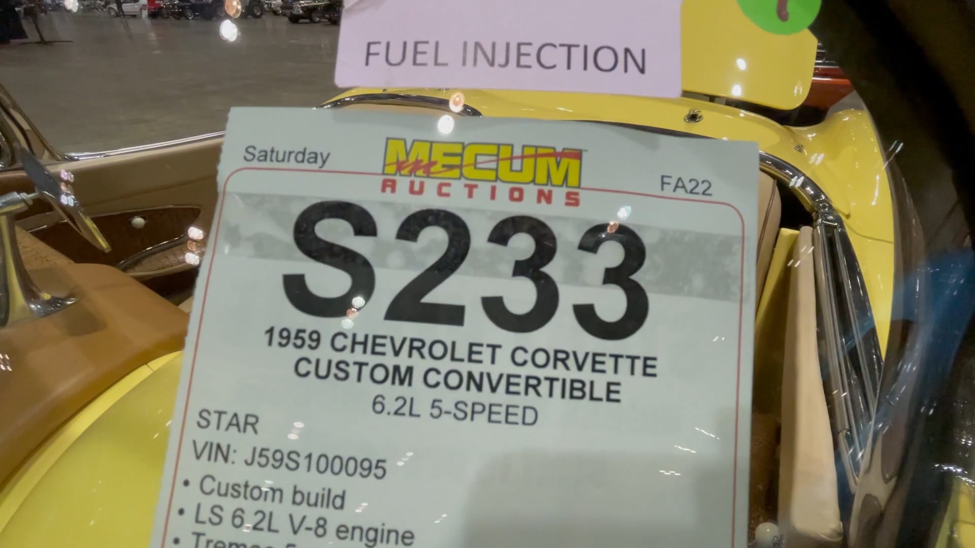 1959 Chevrolet Corvette Custom Convertible | S233 | Orlando 2022