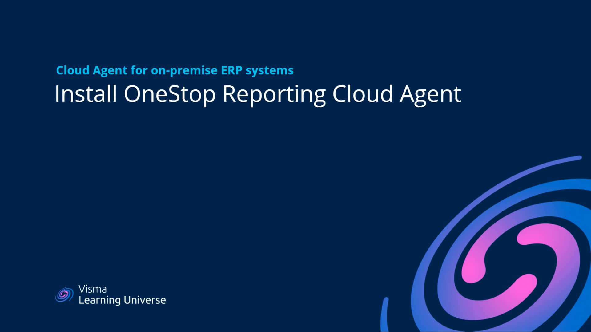 Install OneStop Reporting Cloud Agent on Vimeo