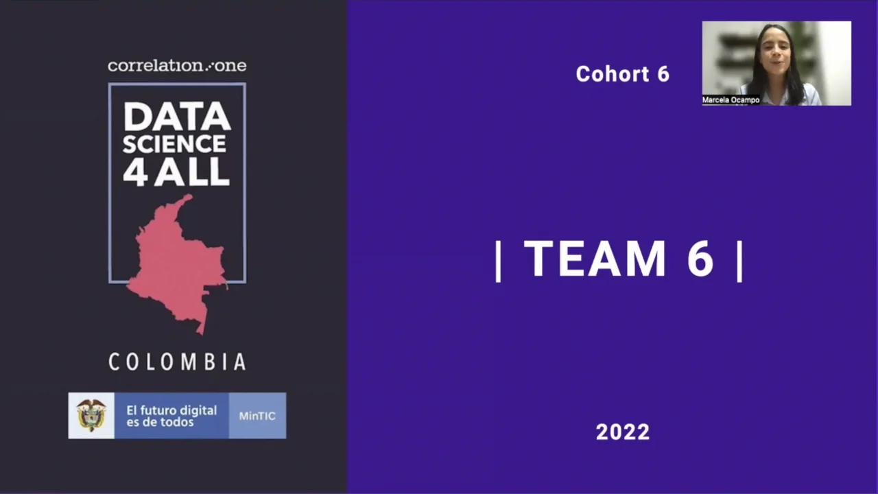 DS4A Colombia - Cohort 6, Team 6 Final Project Presentation on Vimeo