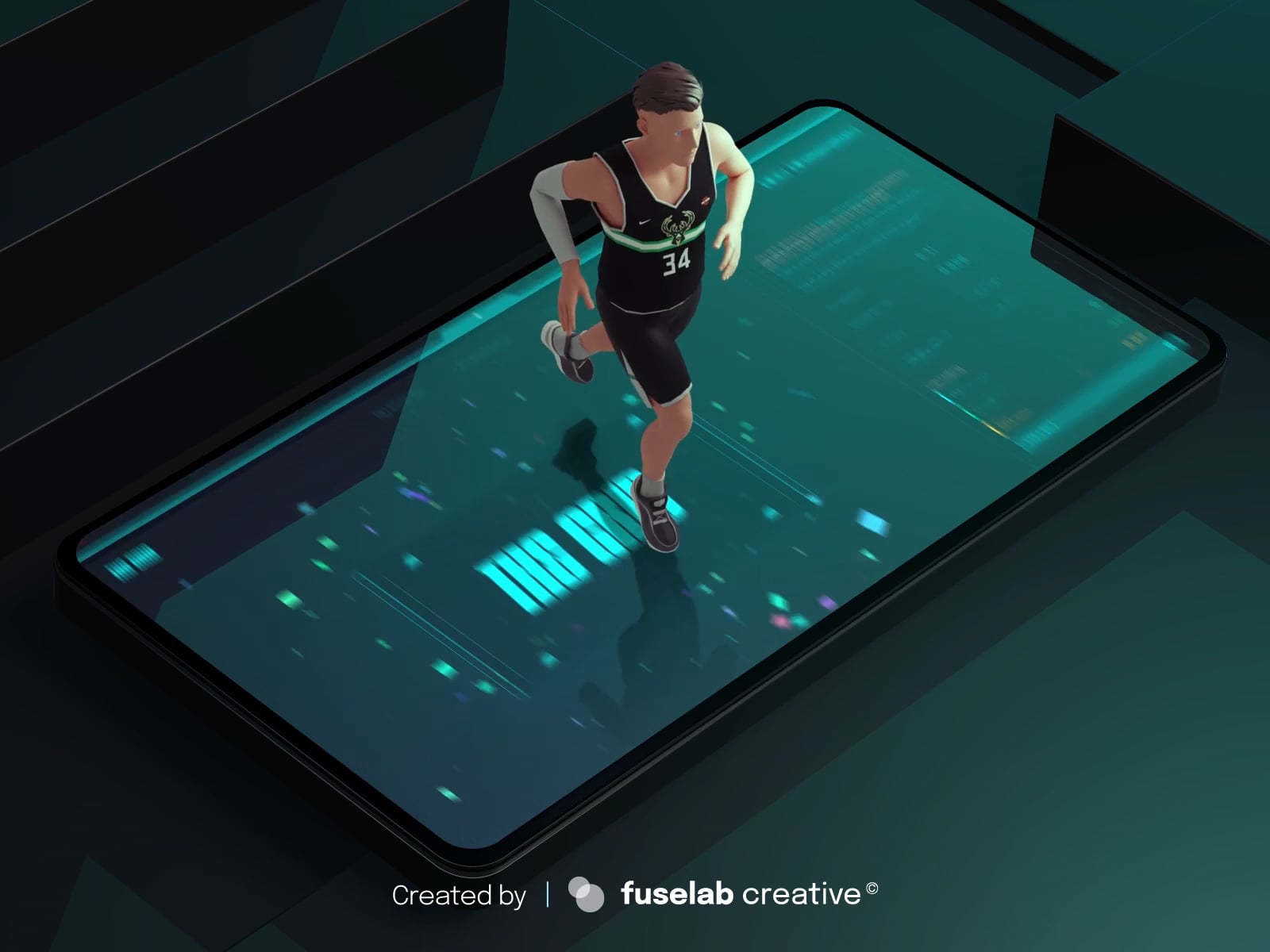 NFT Jersey, 3D Running Man, Dashboad Design by Fuselab on Vimeo