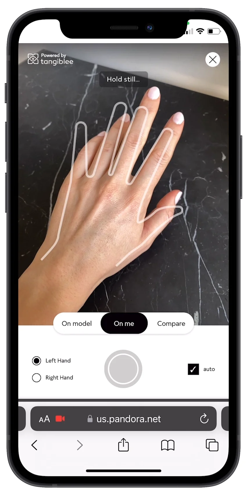 Ring Virtual Try-On by Tangiblee-Pandora on Vimeo