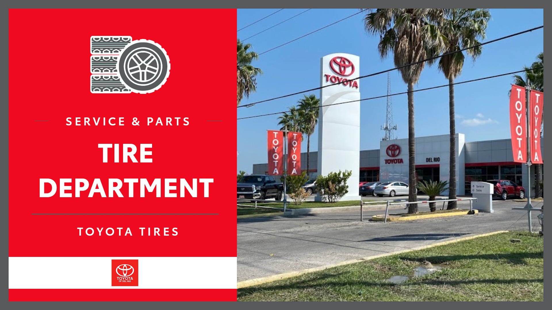 Toyota Tire Department Del Rio, TX // Toyota of Del Rio Service on Vimeo