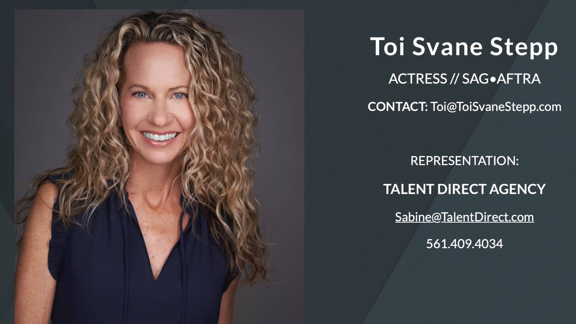 Toi Svane Stepp - Host Reel.m4v on Vimeo