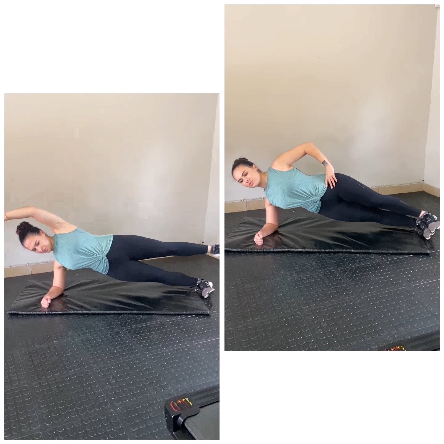 Side plank knee touches on Vimeo