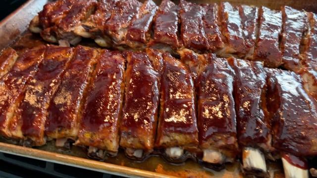 Bar-B-Que, Oven Baked, Ribs. Free Stock Video - Pixabay