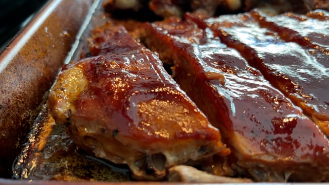 Bar-B-Que, Oven Baked, Ribs. Free Stock Video - Pixabay