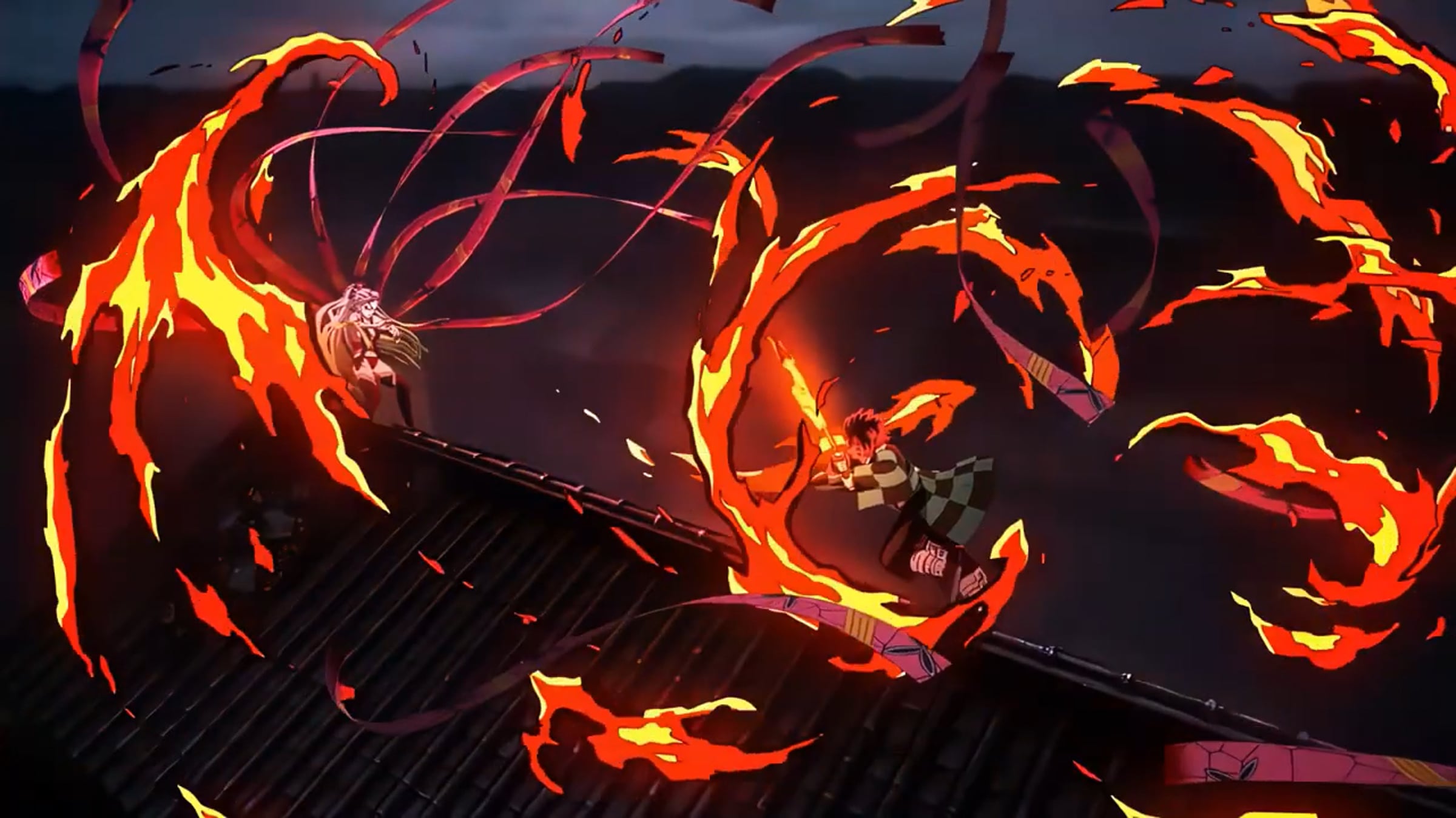 Tanjiro VS Daki (4K)