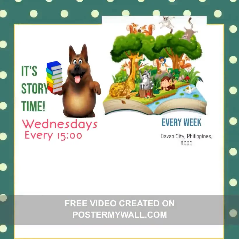 Story Time Flyer Template - on Vimeo