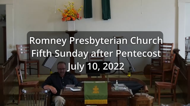 Romney Presbyterian Church – Come in to be Filled, Go out to Serve!