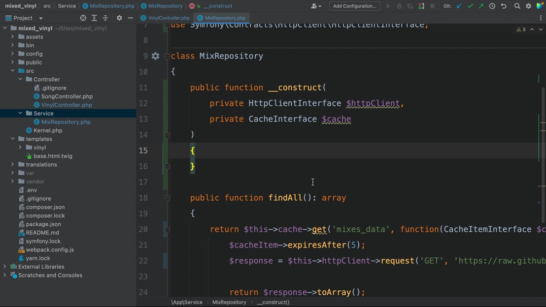 Dependency Injection > Symfony 6 Fundamentals: Services, Config ... Dependency Injection > Symfony 6 Fundamentals: Services, Config ...