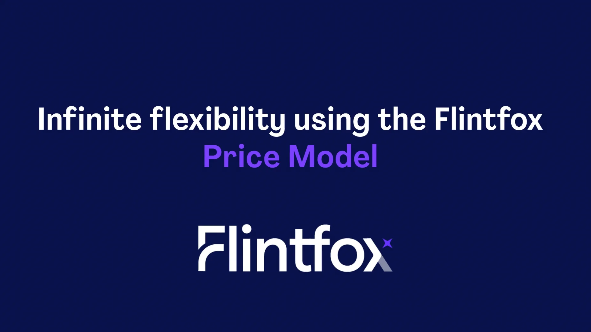 Flintfox Price Model on Vimeo