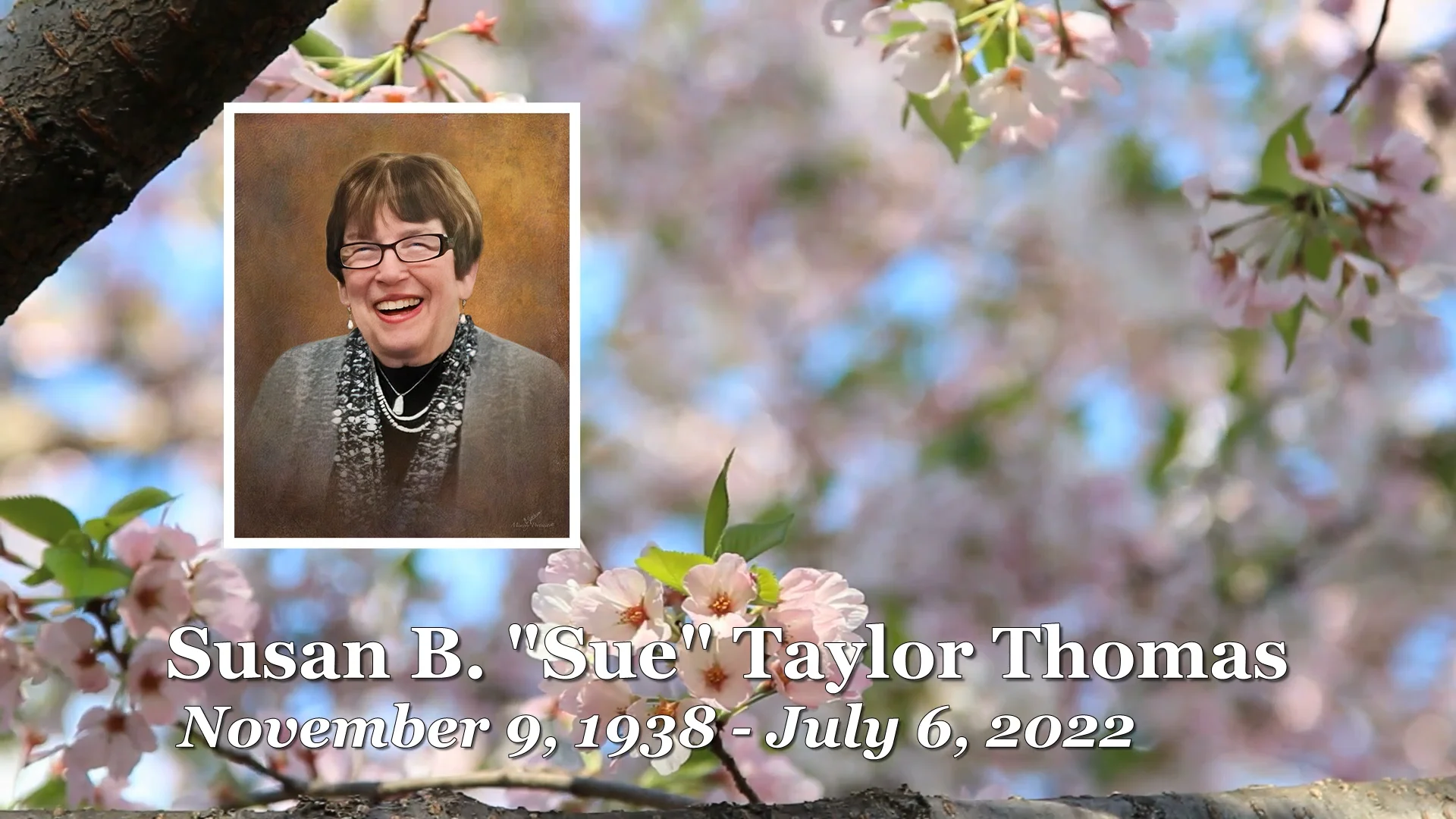 Susan B. "Sue" Taylor Thomas - Morgan & Nay Susan B Sue Taylor Thomas ...