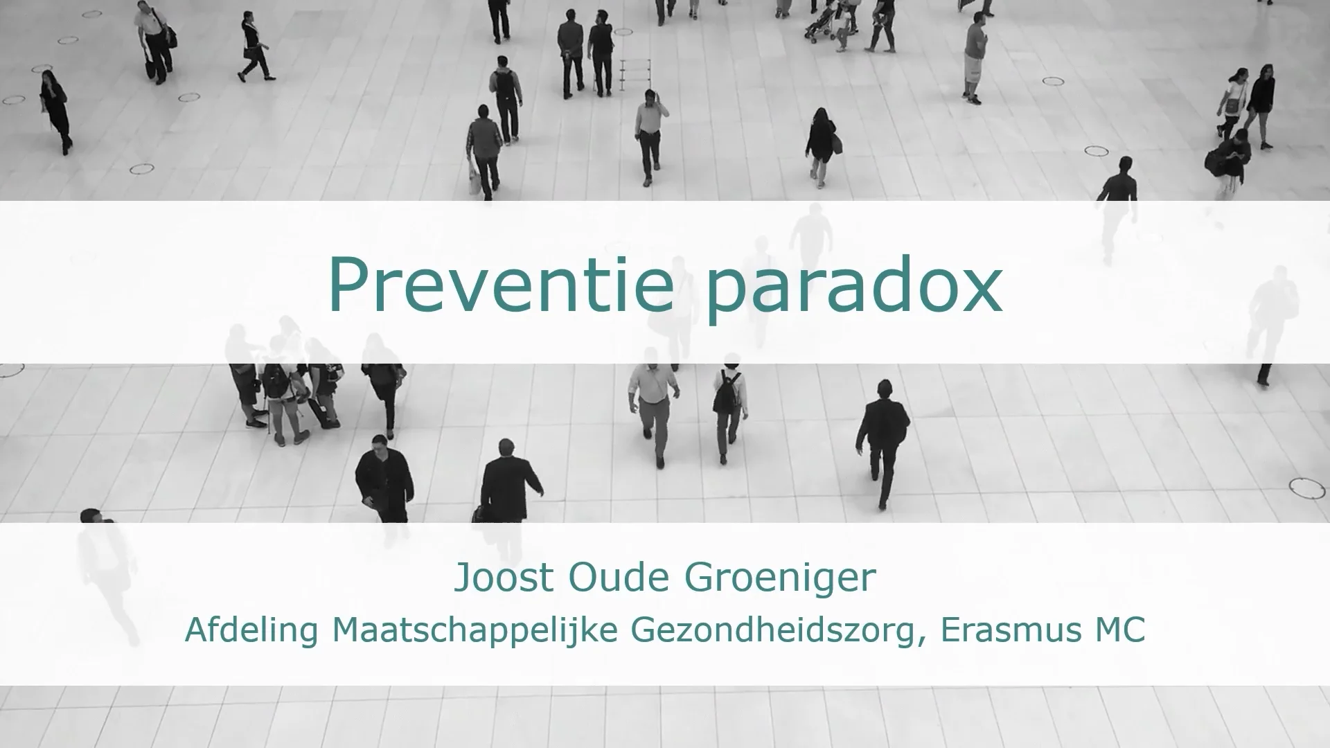 Preventie paradox on Vimeo