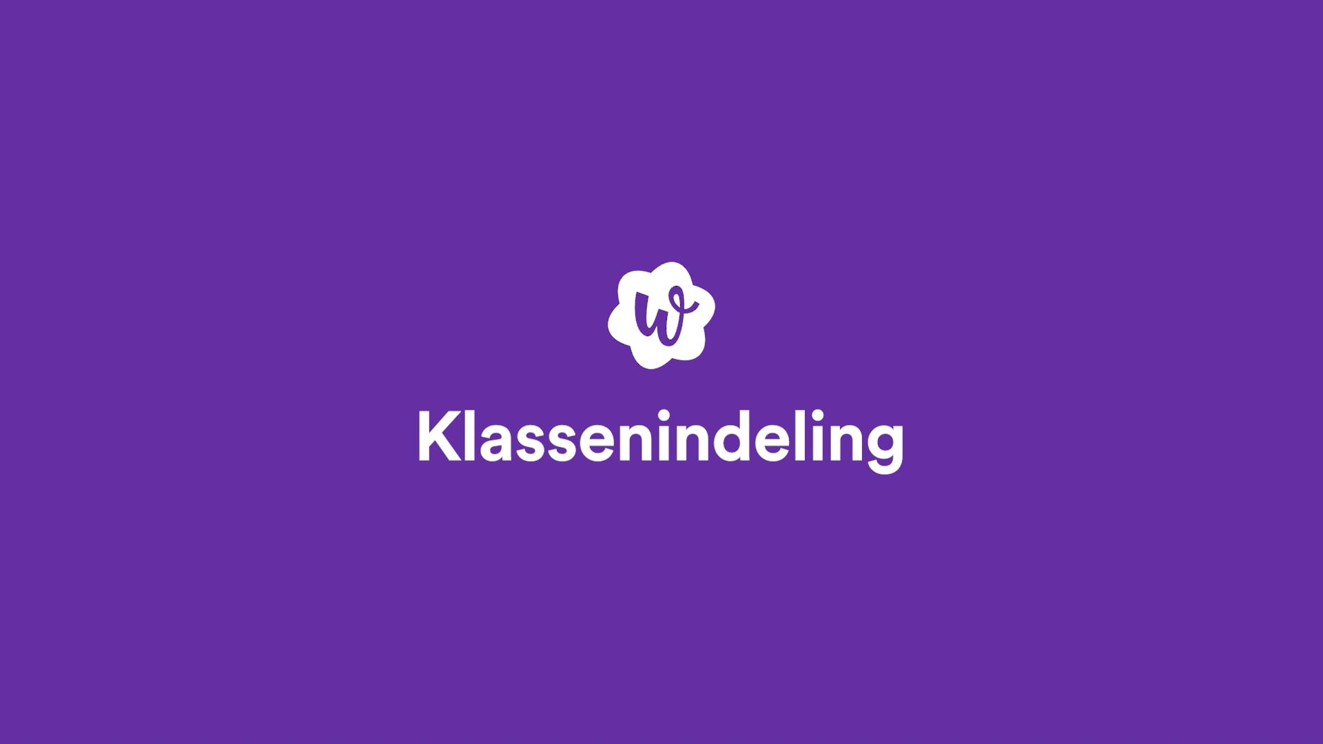 Klassenindeling (GR Wis A) oefenen | StudyGo