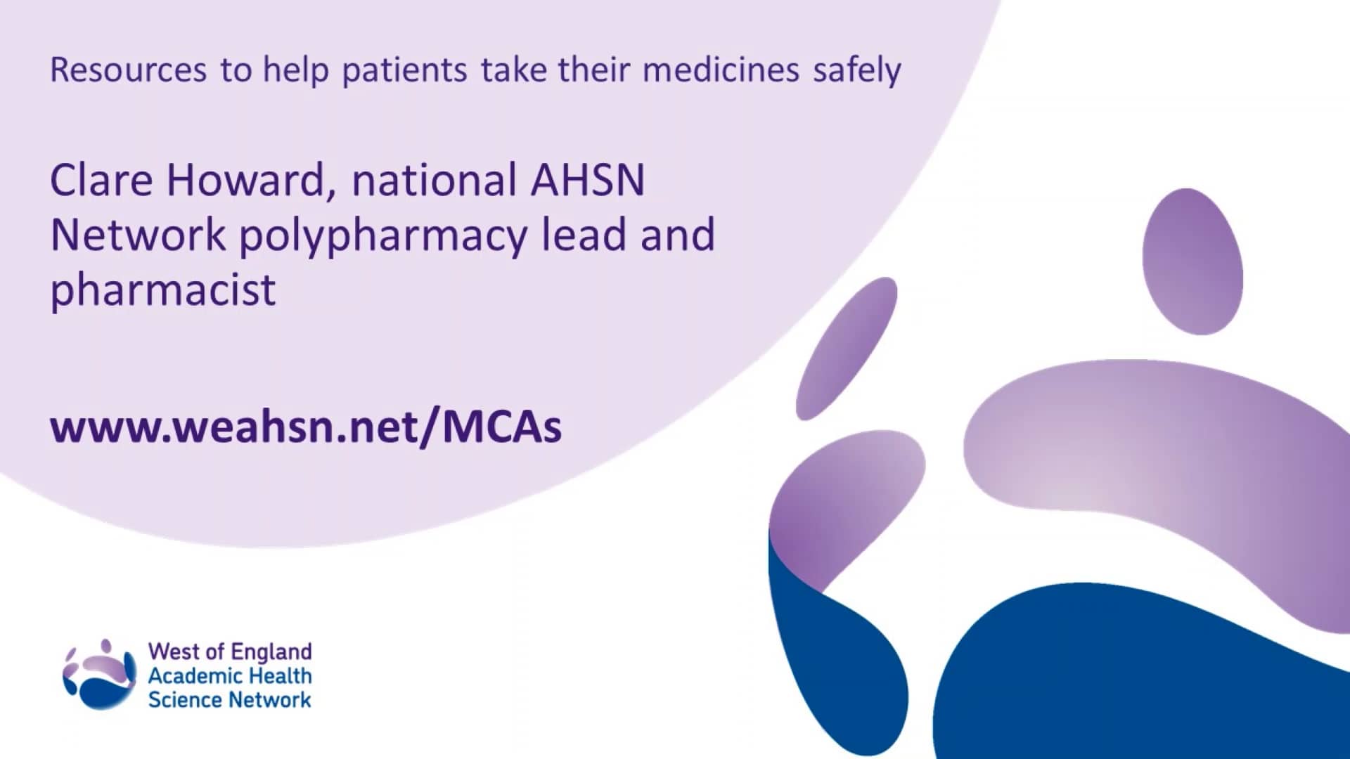 Clare Howard: resources to help patients take their medicines safely on ...