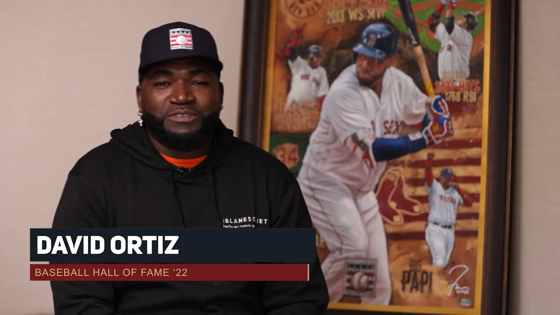 "The Legend of Big Papi" - limited edition, hand-signed painting by ...