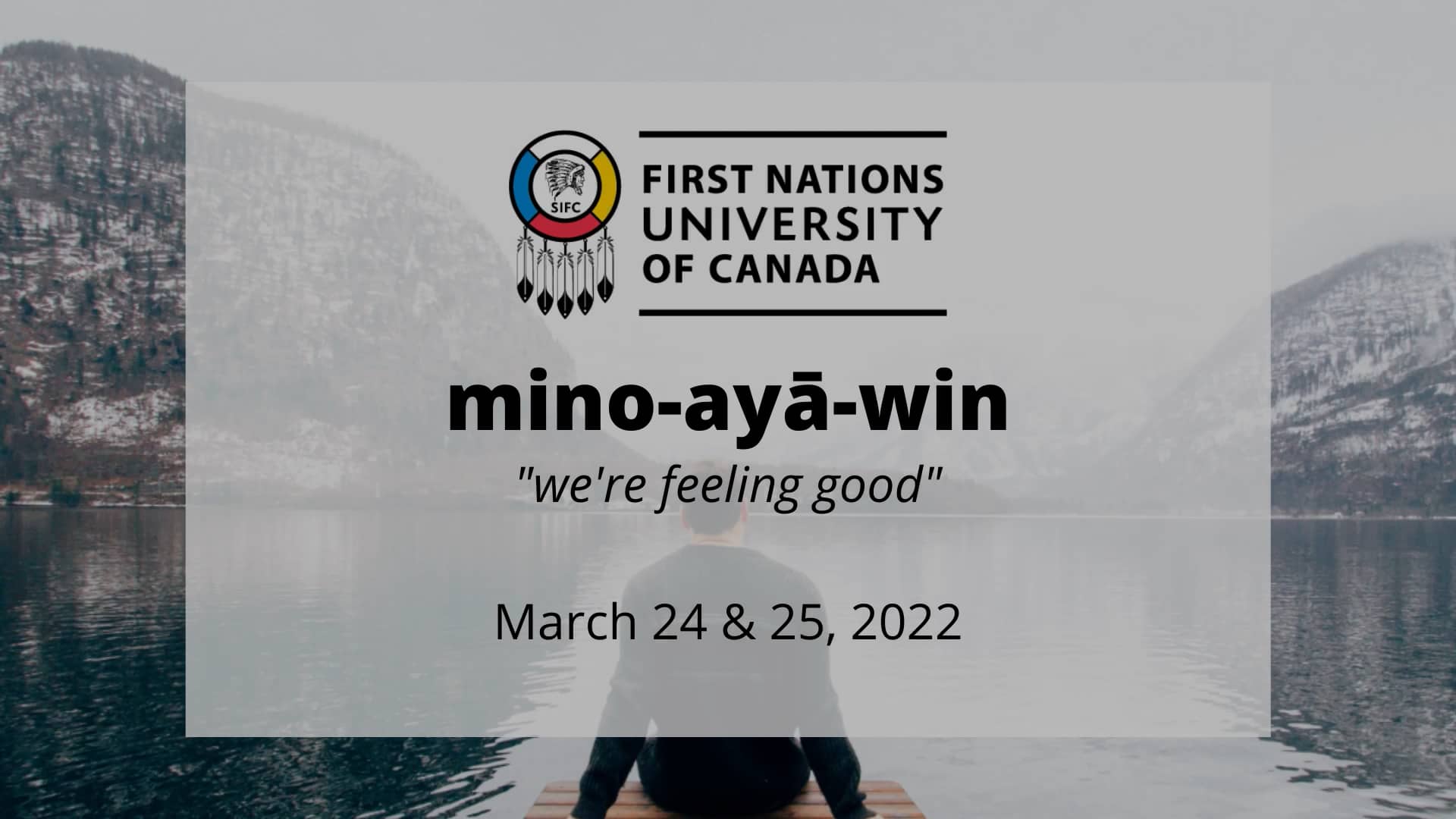 mino-ayā-win - How Mental Health is Practised in Indigenous Ethical ...