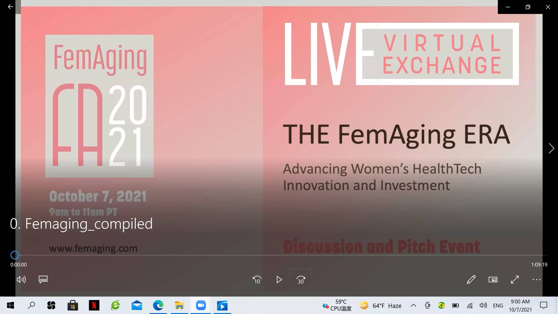 FemAging Oct 2021 on Vimeo