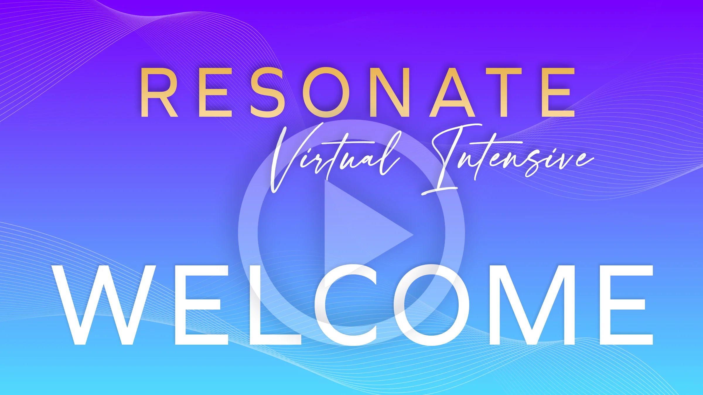 Resonate Virtual intensive Welcome on Vimeo