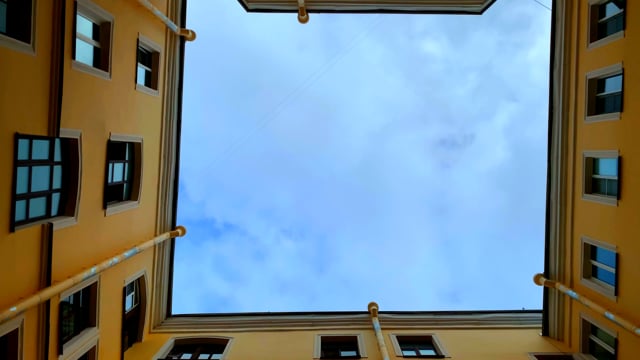 Blue Sky Building House White - Free video on Pixabay