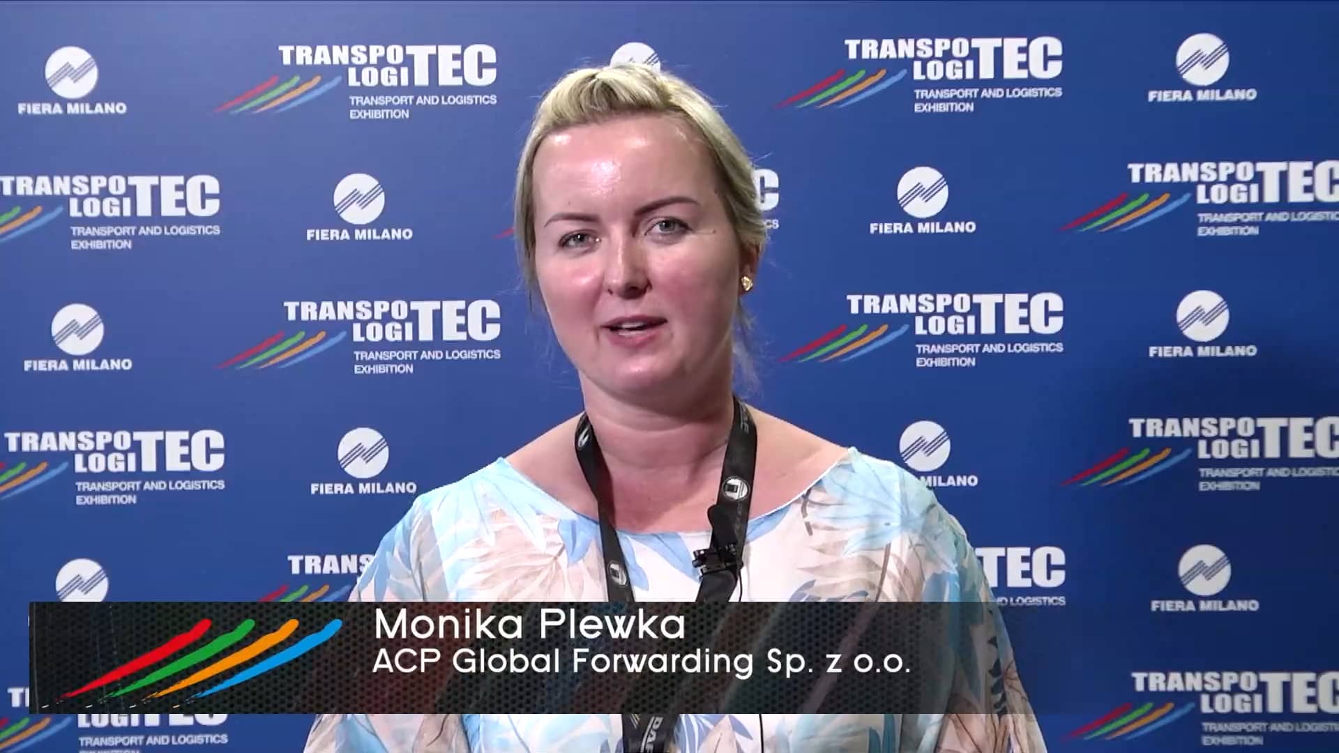TRANSPOTEC 2022 BUYER - MONIKA PLEWKA-ACP Global Forwarding Sp z oo on Vimeo