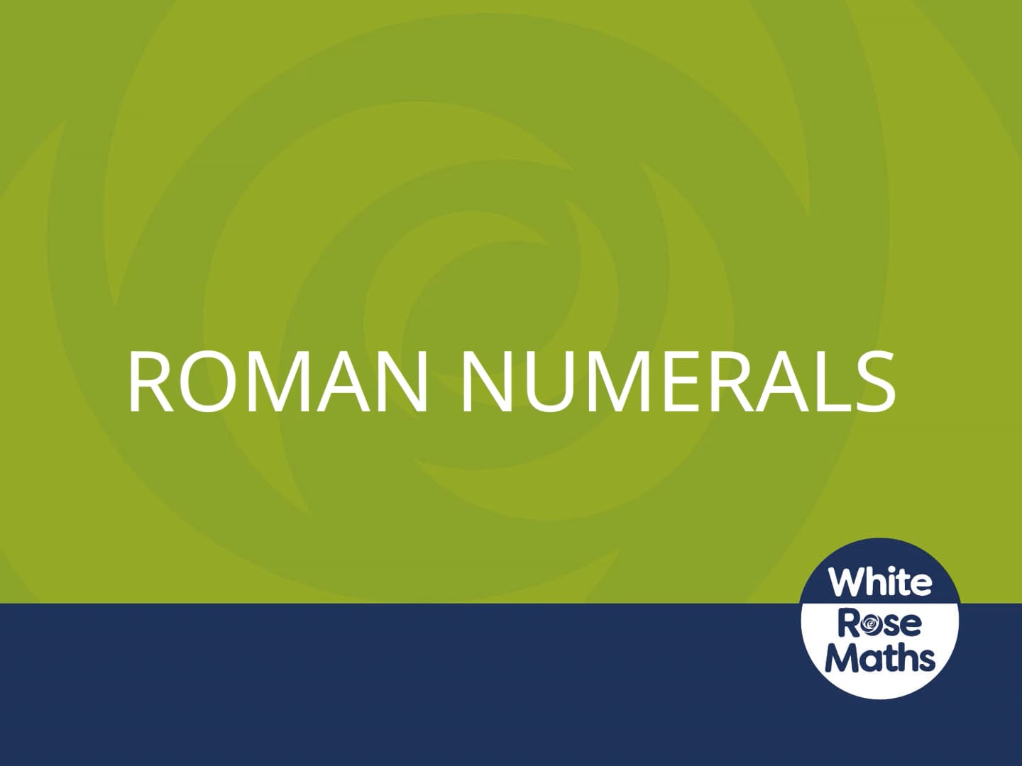 Y4 Autumn Block 1 TS13 Roman numerals on Vimeo