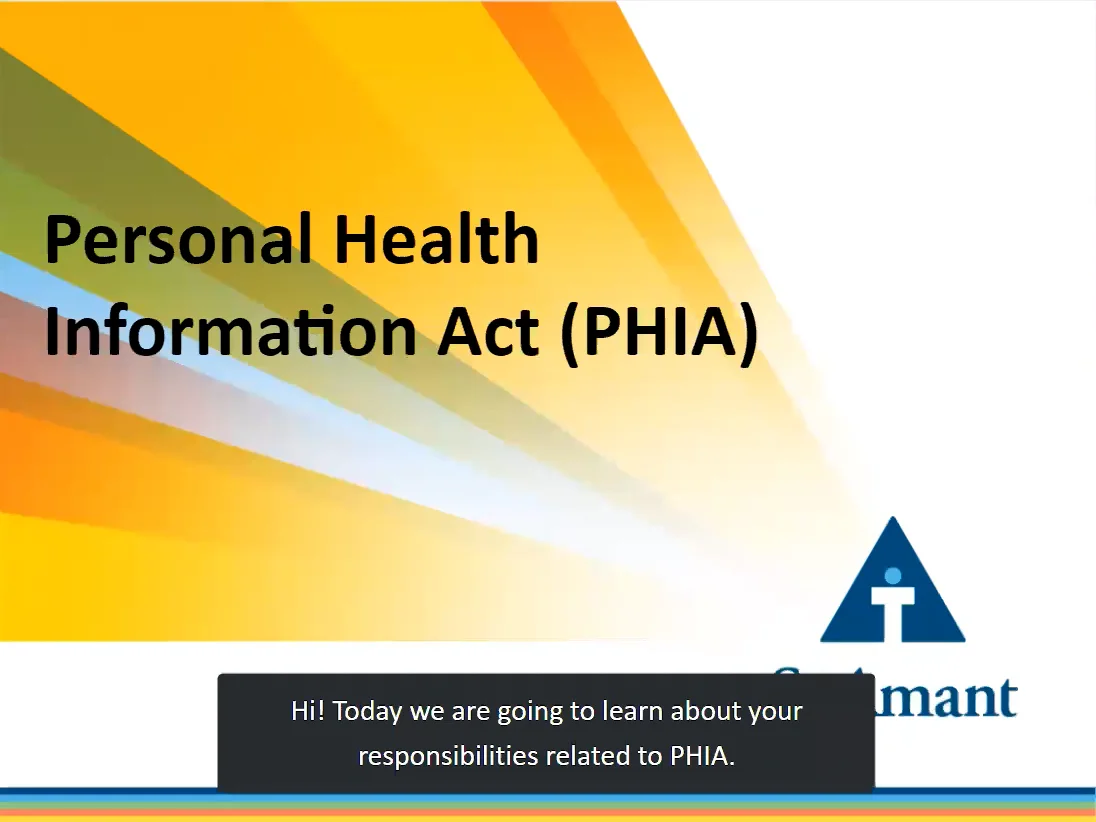 Personal Health Information Act (PHIA)