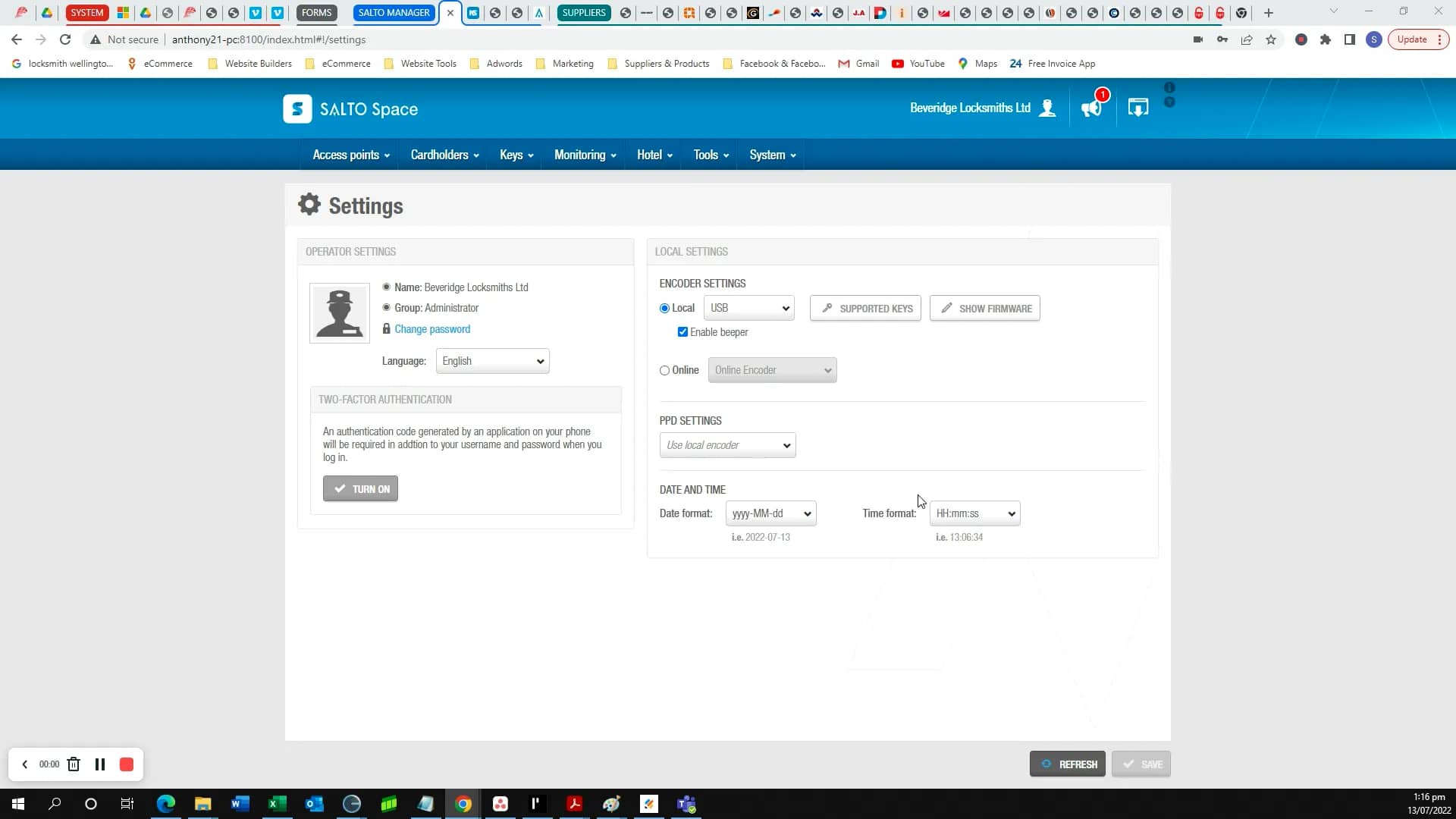 SALTO ProAccess - Encoder Peripheral Timeout Issue Fix on Vimeo