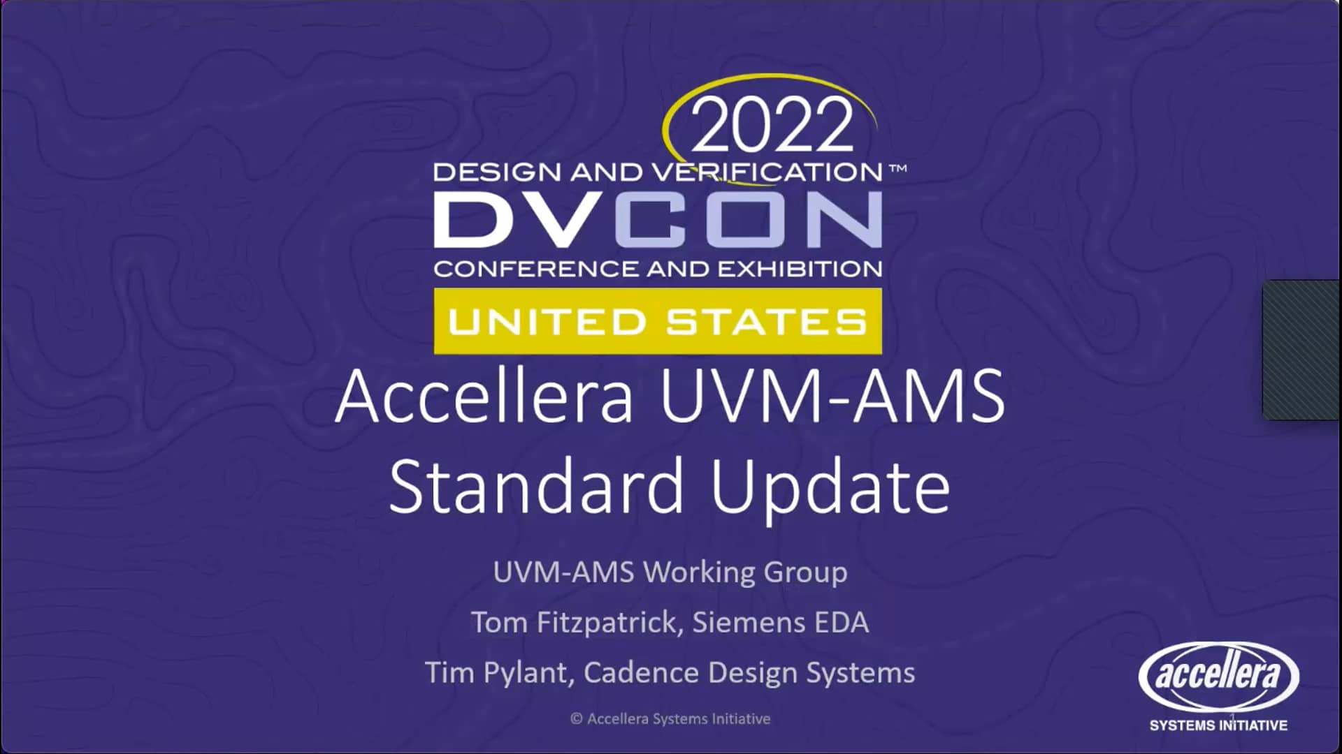 UVM-AMS: An Update on the Accellera UVM-AMS Standard on Vimeo