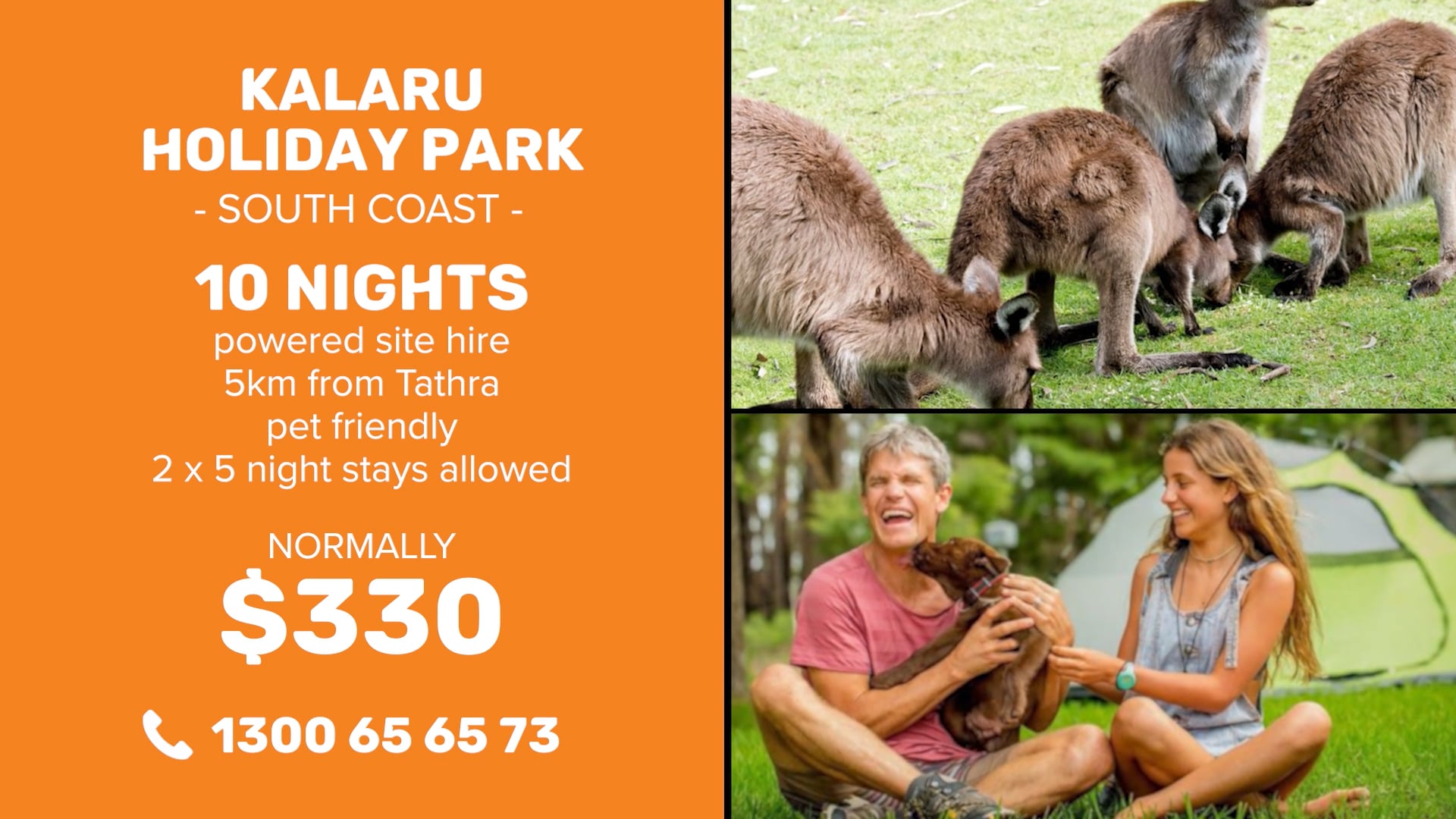 Kalaru Holiday Park (Powered Site) - Kalaru, New South Wales on Vimeo