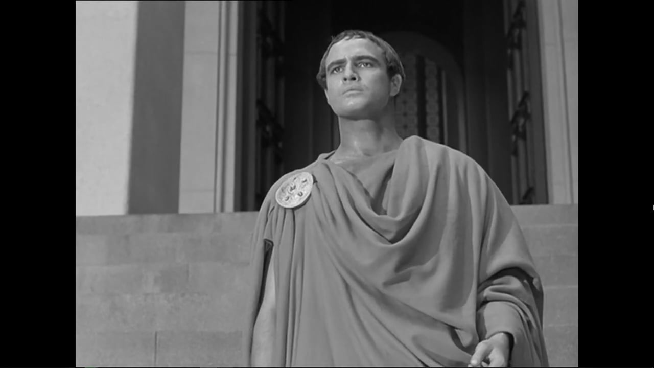 Julius Caesar (1953) - Mark Antony's Forum speech (starring Marlon ...