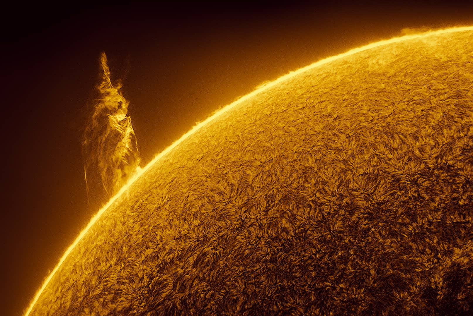Great Solar Prominence Releasing a CME Captured on 10th July 2022 on Vimeo