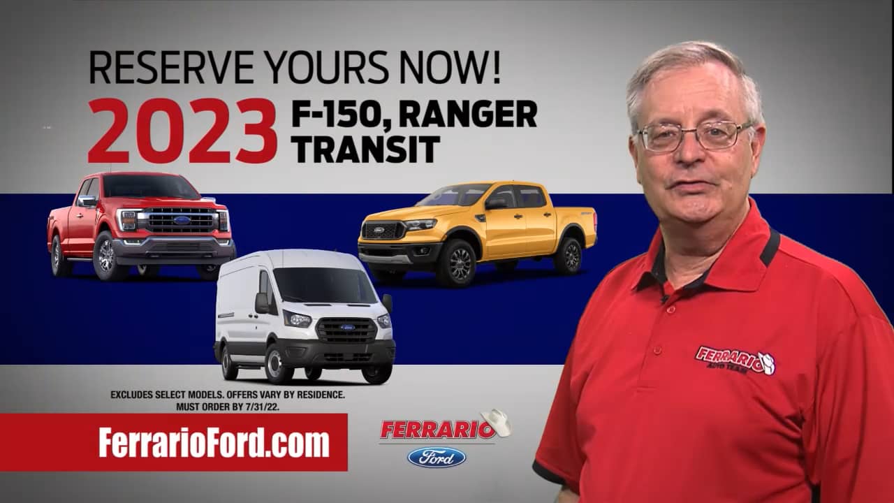 Ferrario Ford 2023 Reservations Now.mp4 on Vimeo