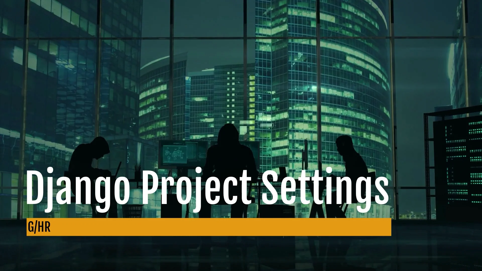 Django Project Settings on Vimeo
