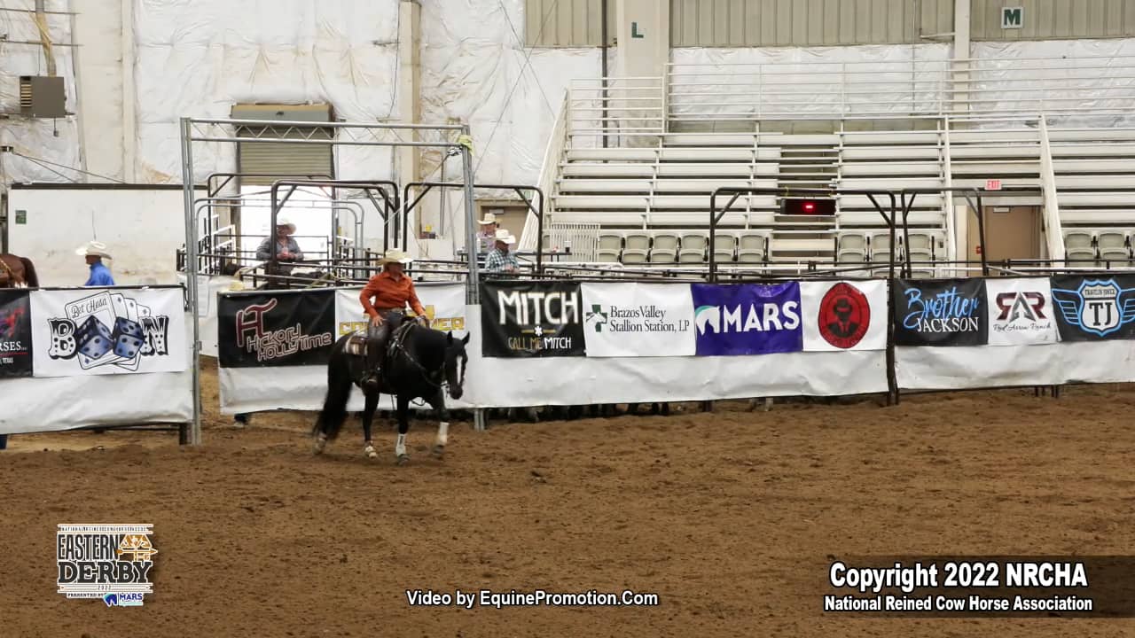 FOUNDLOVEATHOOTERS shown by DEBBIE CRAFTON - 2022 NRCHA Eastern Derby ...