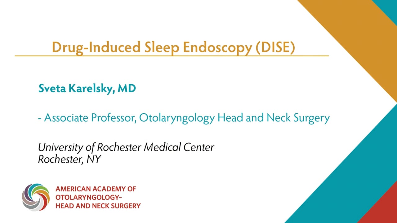 Drug-Induced Sleep Endoscopy (DISE) on Vimeo