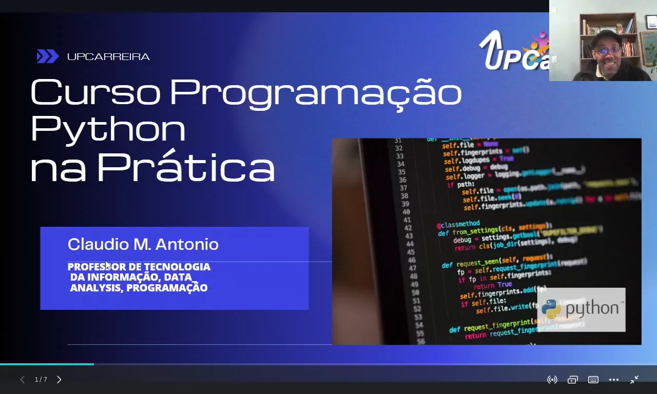 Apresentação Curso Programação Python.mp4 on Vimeo