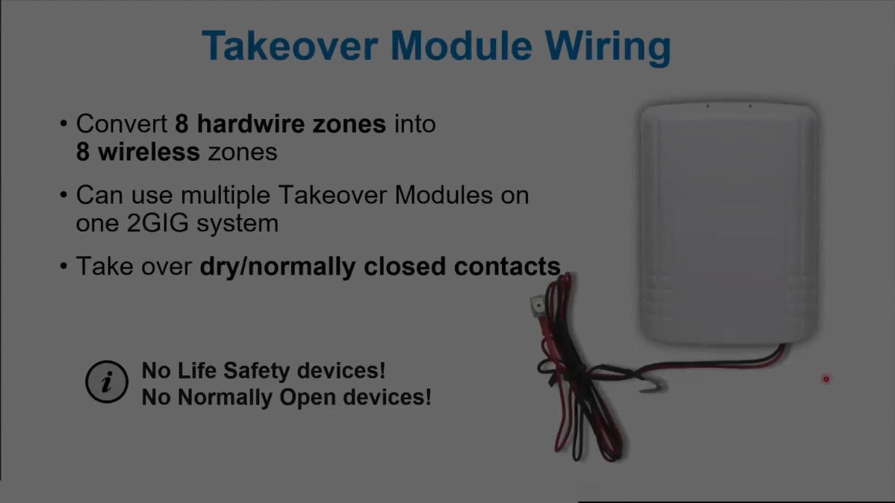 9 - 2GIG EDGE_ Wiring the takeover module on Vimeo