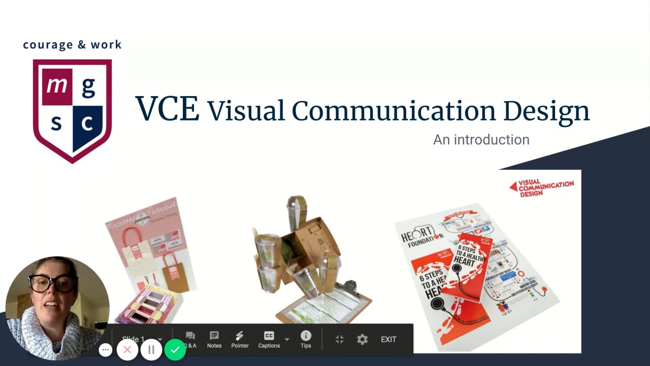 VCE Visual Communication Design course information on Vimeo