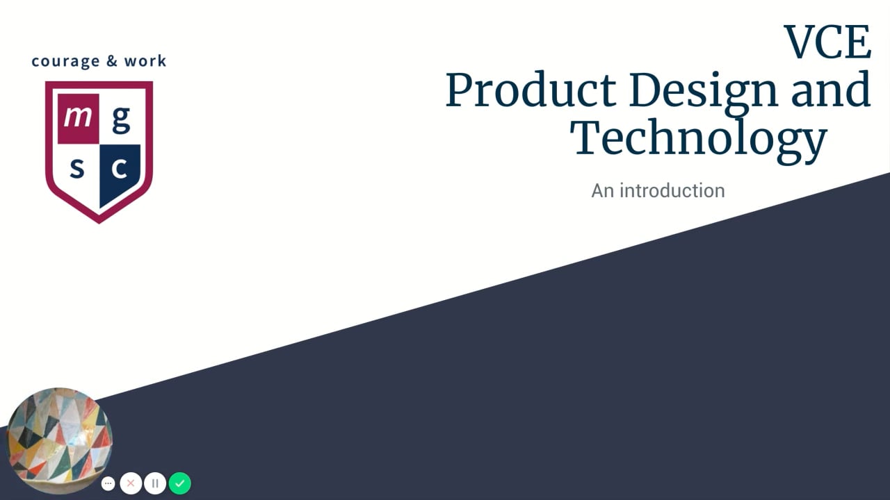 VCE Product Design course information on Vimeo