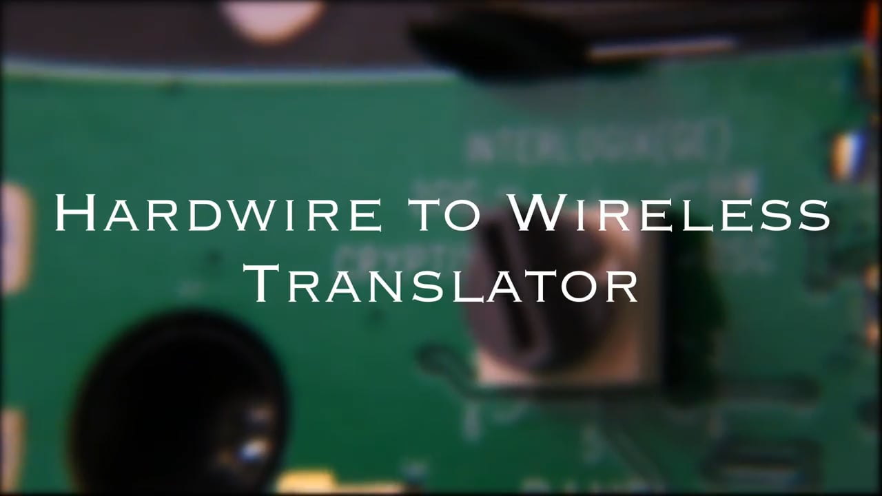 1 - Hardwire to Wireless Translator _ Installation Guide on Vimeo