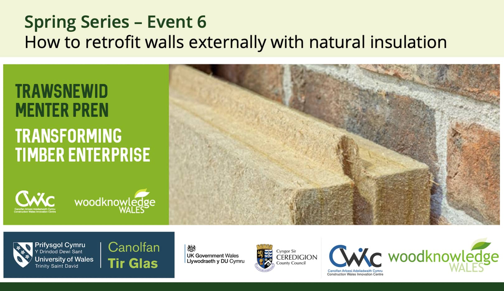Webinar - How to retrofit walls externally with natural insulation on Vimeo