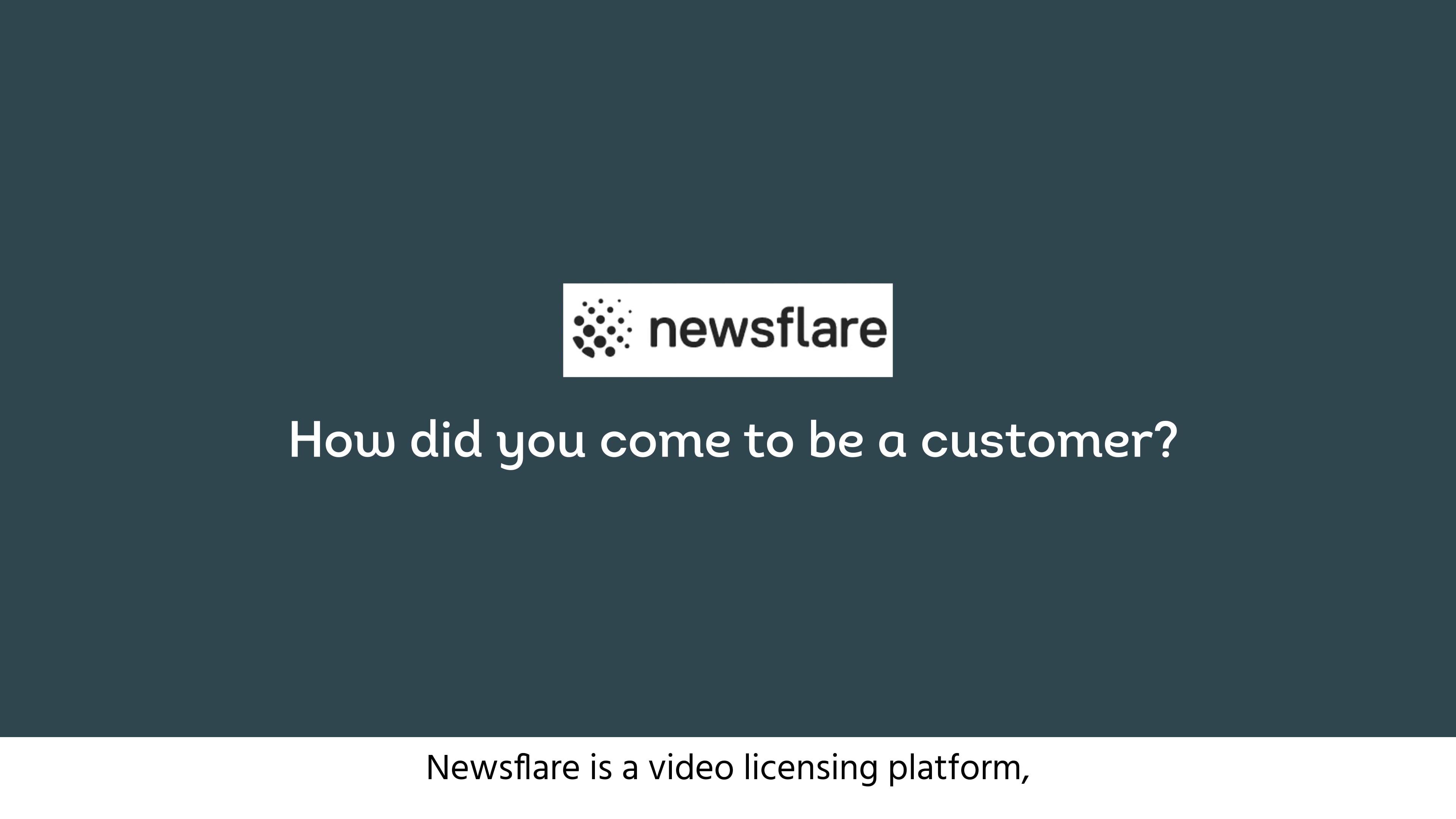 Jon Cornwell - CEO - Newsflare on Vimeo
