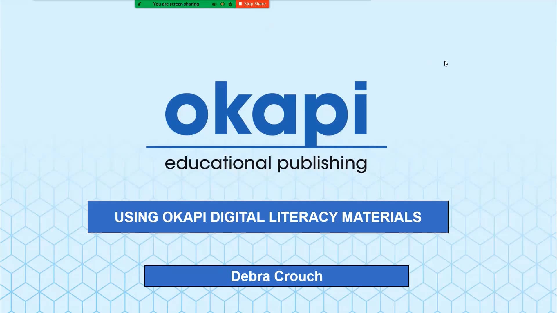 Okapi Digital Literacy informational recording on Vimeo