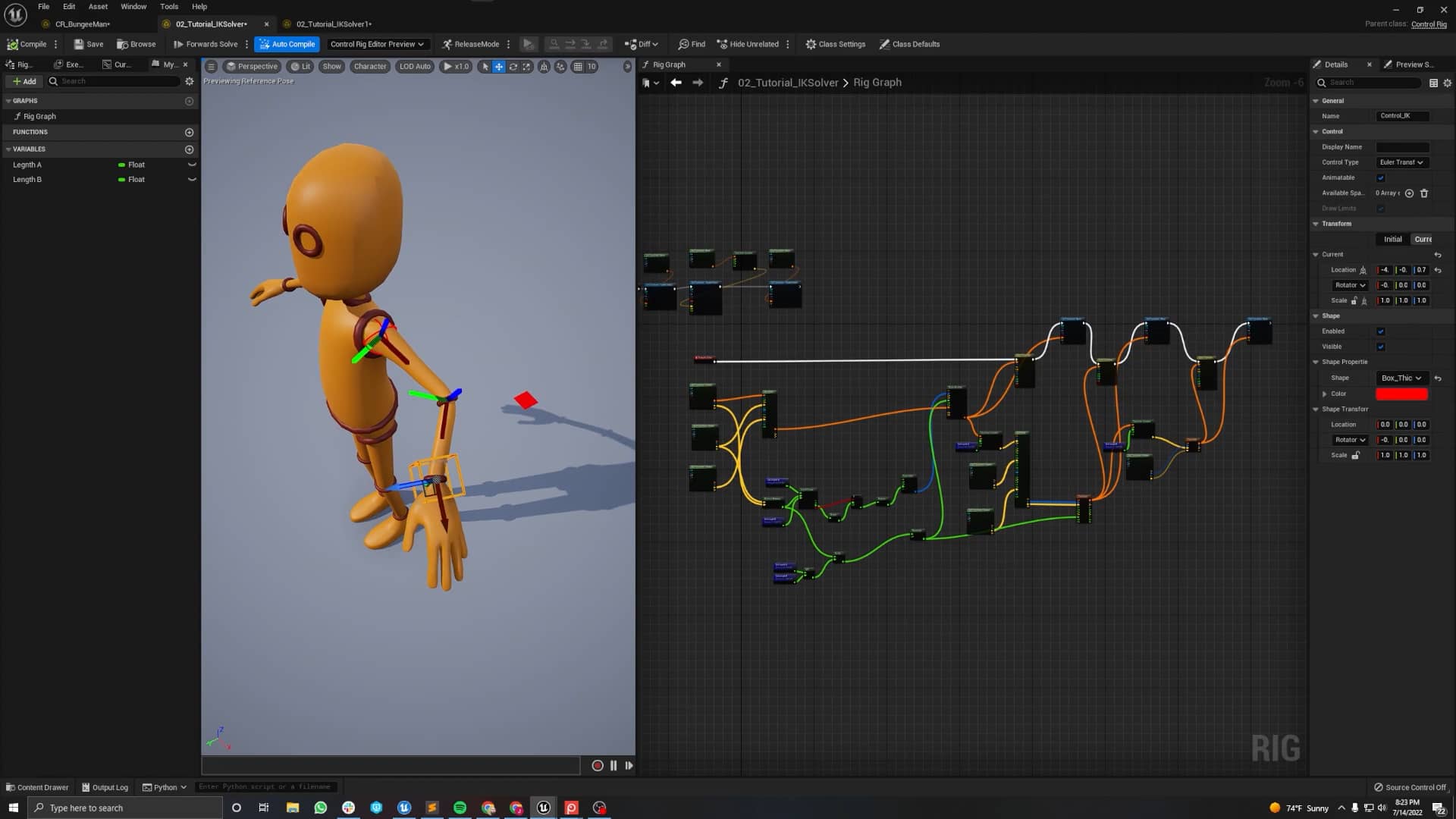 Control Rig Tutorial : BungeeMan : IK on Vimeo