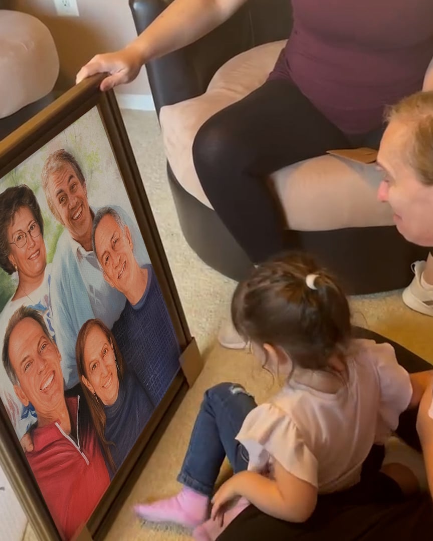 Rachel Benesh's Paint Your Life portrait reveal on Vimeo