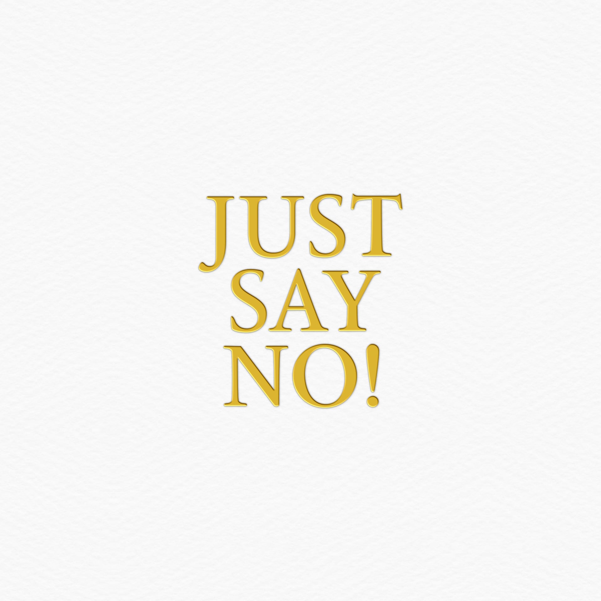 Just Say No on Vimeo